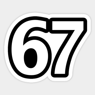 Bruh 67 Six Seven Stickers for Sale | TeePublic